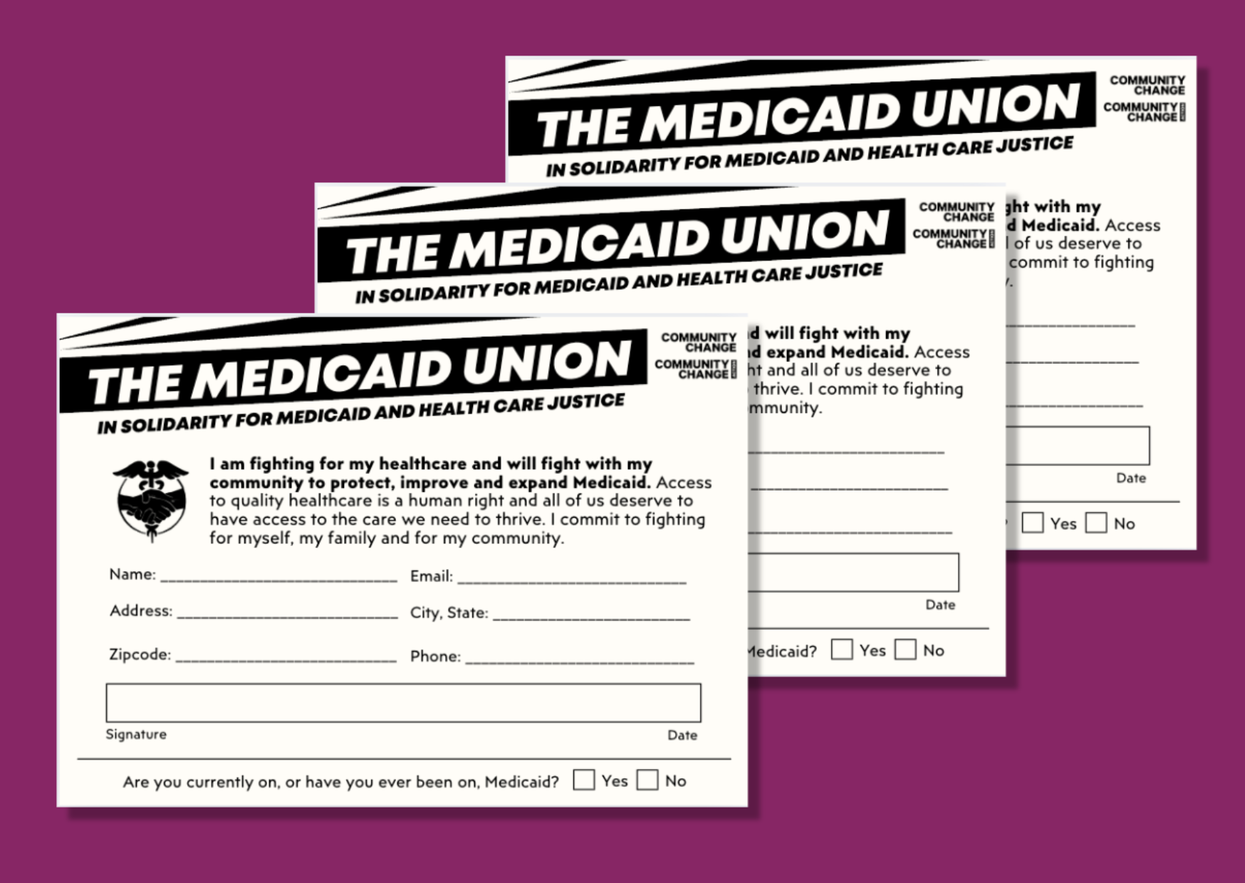 The Medicaid Union - Community Change Action